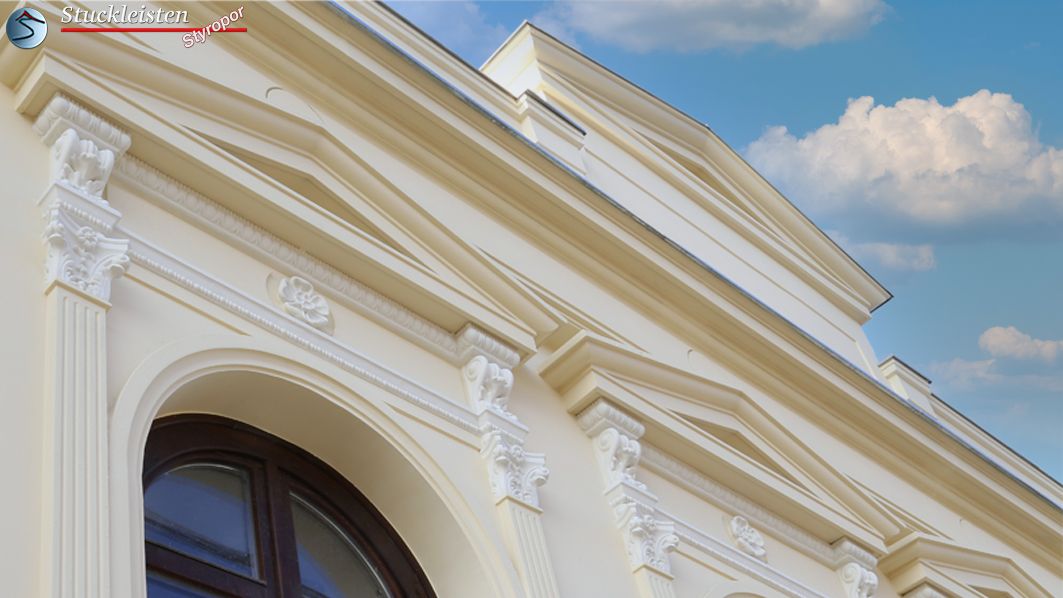 Dachgesims Dekoration Ideen zur Fassadengestaltung mit Stuck
